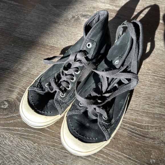 Simple | Shoes | Simple Brand Black Hightop Sneakers | Poshmark